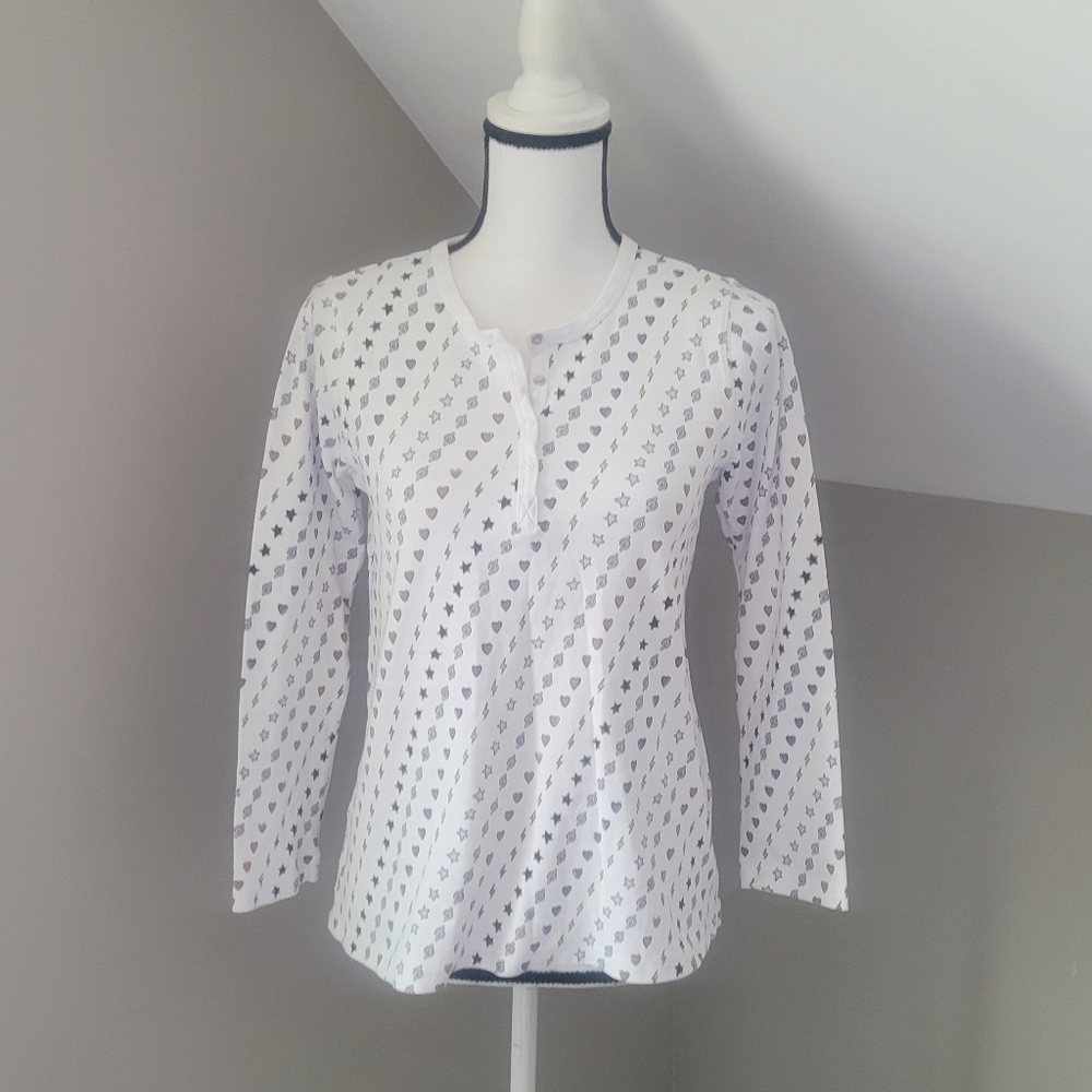 Roller Rabbit X Peloton Pajama Shirt - Gem